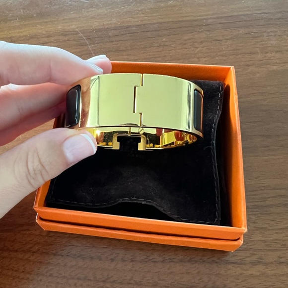 Hermes | Jewelry | Hermes Clic Clac H Bracelet Size Pm | Poshmark